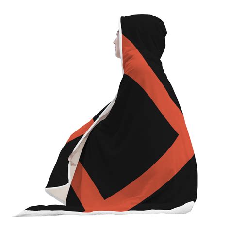 Ahegao Manga Hooded Blanket Animebape