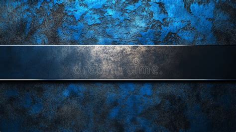 Abstract Blue And Metallic Texture Stock Illustration Illustration Of