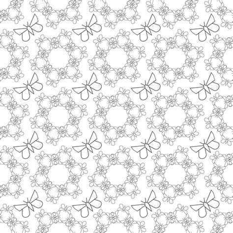 Seamless Geometric Black Pattern In Combinatorics Style On A White Background 46300285 Vector