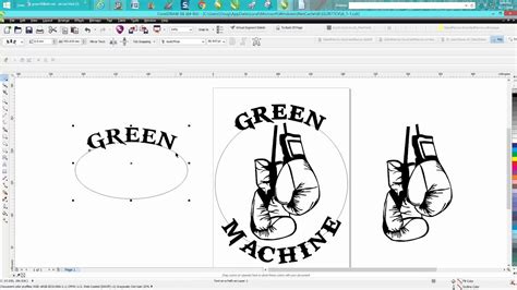 Corel Draw Tips Tricks Fit Text To Path Part Draw Text Ink