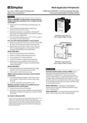 Simplex Monitor Module V Dc At Piece In Noida ID
