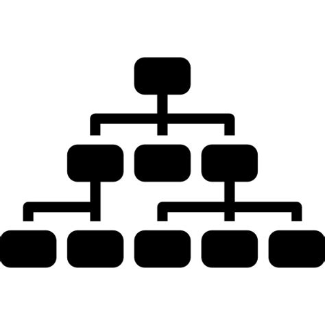 Hierarchical Structure Gregor Colors Solid Icon