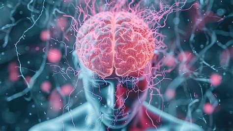 Premium AI Image | Neural brain activity visualization of synaptic connections The concept of ...