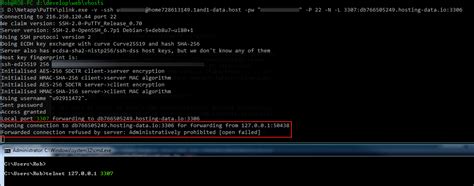 Ssh Tunnel Db Host Is Not Localhost
