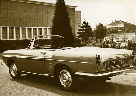 France Automobile Car Renault Dauphine Floride Convertible Old Photo