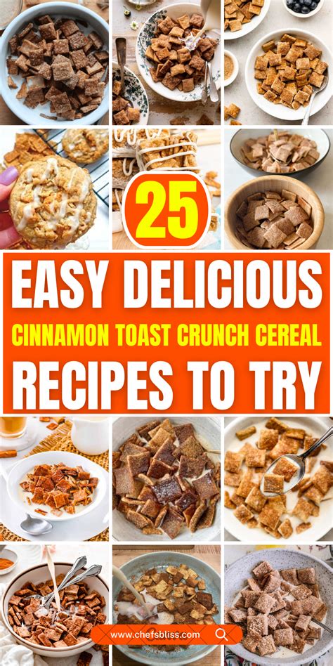 25 Delicious Cinnamon Toast Crunch Cereal Recipes To Satisfy Your
