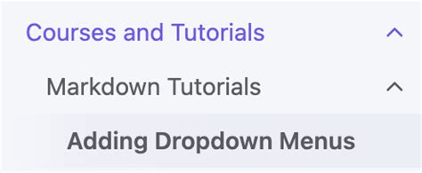 Adding Dropdown Menus For GitHub Pages Luque Lab