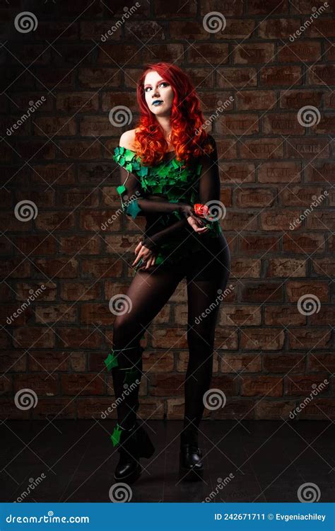 Poison Ivy Comics Character Cosplay Halloween Costume Young Sexy