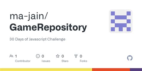 Github Ma Jaingamerepository 30 Days Of Javascript Challenge