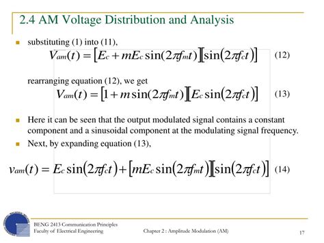 Ppt Chapter 2 Amplitude Modulation Am Transmission And Reception Powerpoint Presentation