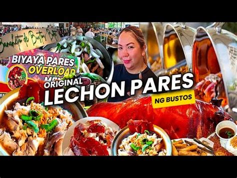 ANG LITERAL NA LECHON PARES NG BIYAYA PARES AT UNLIMITED LECHON SA BUSTOS BULACAN - YouTube