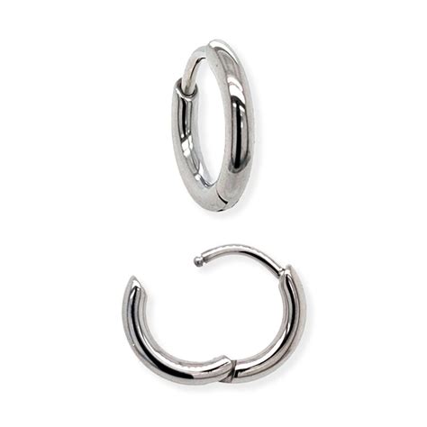 Plain Hinged Ring Earrings Element Body Jewelry