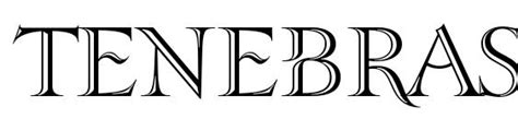 Tenebra Font Download Free Legionfonts