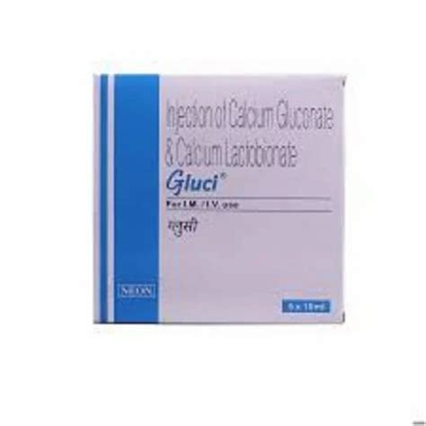 Calcium Gluci Injection Ip Packaging Size 10 Ml In 1 Ampoule At ₹ 61 Piece In Surat