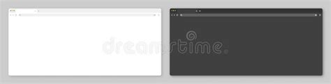 blank web browser window with tab toolbar and search field modern