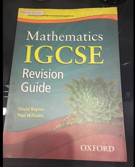 Igcse Mathematics Revision Guide Hobbies And Toys Books And Magazines Textbooks On Carousell