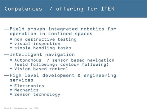 ppt integrated mobile inspection systems swiss consortium for iter