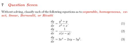 Solved 7 Question Seven Without Solving Classify Each Of