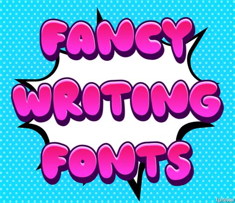 Fancy Writing Fonts Text Effect And Logo Design Font