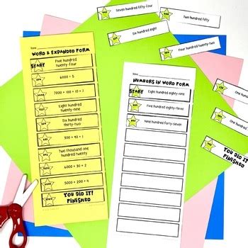 Place Value Practice In Word Form Expanded Form Math Puzzle Game Made By Teachers
