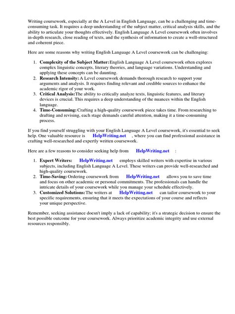English Language A Level Coursework Examples Pdf Analysis Linguistics