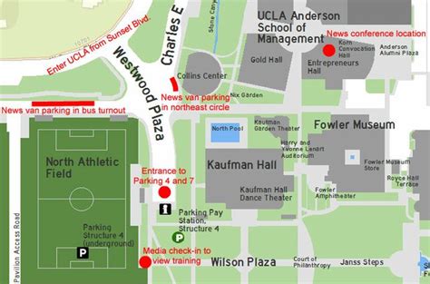 Photo Parking Map Detail Ucla