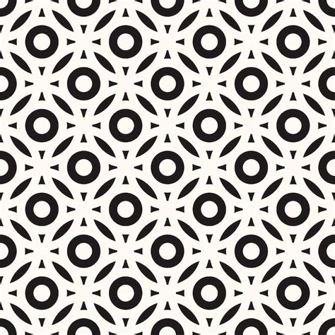 Premium Vector Vector Geometric Abstract Seamless Monochrome Pattern Texture Background