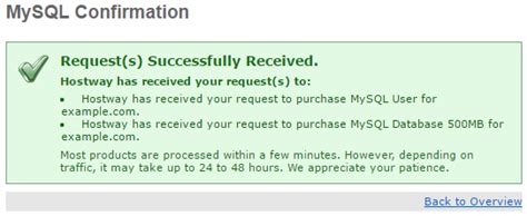 Linux Hosting Platform Database Mysql Hostway Help Center