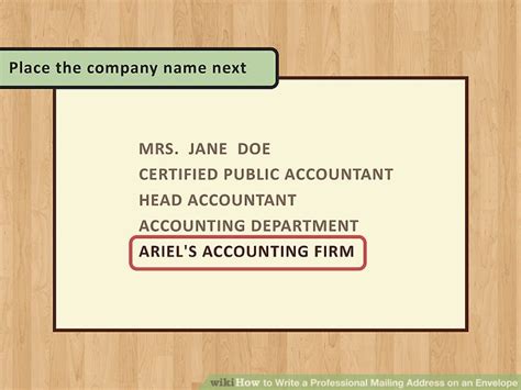 How To Write A Professional Mailing Address On An Envelope