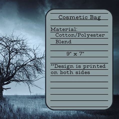 Viking Runic Compass Cosmetic Bag Goth Makeup Bag Witchy Bag Witchy