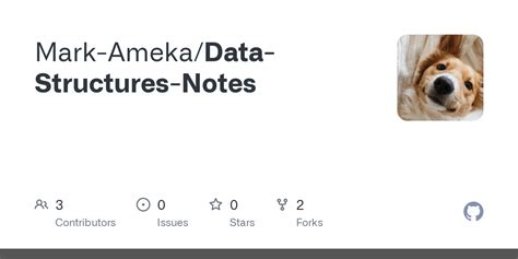 Github Mark Amekadata Structures Notes