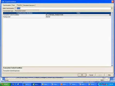 Transaction Control Transformation In Informatica