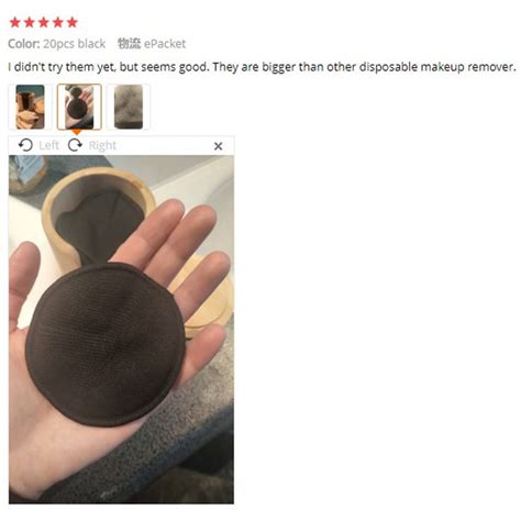 Badu Bg 16 20 БР Подложки за премахване на грим от бамбукови влакна за многократна употреба