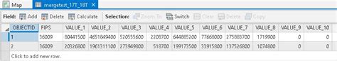 Spatial Analyst Merging Tabulate Area Results By County Using Arcgis