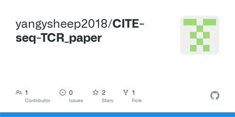 GitHub Yangysheep2018 CITE Seq TCR Paper