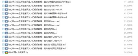 Iosiphone开发中级视频教程it营