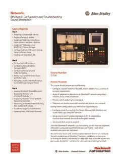 EtherNet IP Configuration And Troubleshooting Ethernet Ip Configuration And Troubleshooting