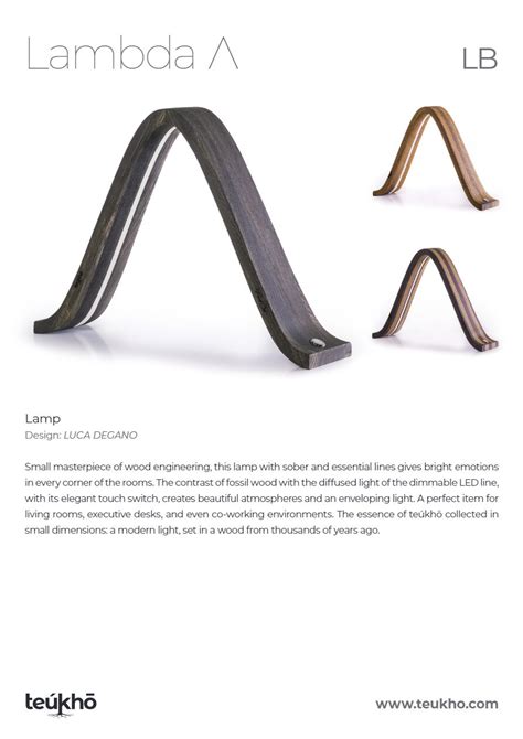 Lambda Lampe De Table By Teúkhō