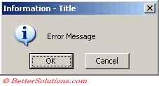 Excel Data Validation Error Alert