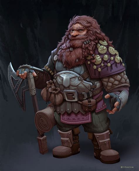 Dandd Character Art Dwarves