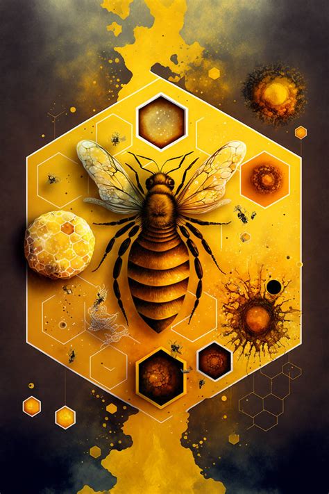 Abstract Hexagon Bee By Silentragex On Deviantart
