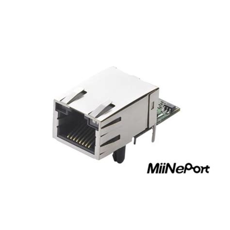 MiiNePort E H T MOXA MOXA Device Server Ethernet Port Serial Port Ethernet Interface