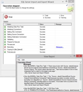 Resolved Truncation Error On SQL Server Import And Export Wizard Port135 Com