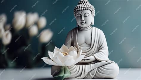 Lotus Flower Buddha Wallpaper