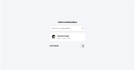 Sonwan Ui Forked Codesandbox