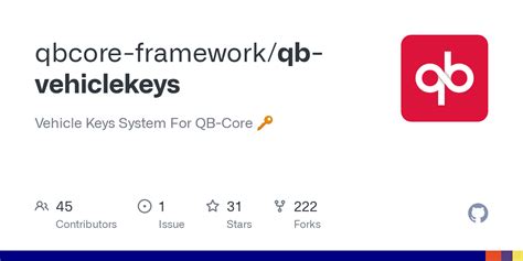 GitHub Qbcore Framework Qb Vehiclekeys Vehicle Keys System For QB Core