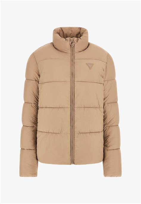 Guess Stepp Mit Kleinem Logodreieck Veste Dhiver Marronemarron