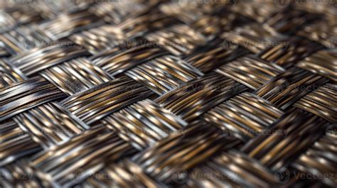 The Unique Pattern Of Overlapping Strands Gives This Textured Kevlar A