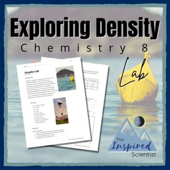 Density Lab BC Science By The Inspired Scientist TpT
