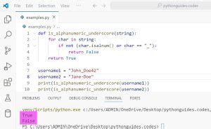 How To Check If A String Contains Only Alphanumeric Characters And Underscores In Python
